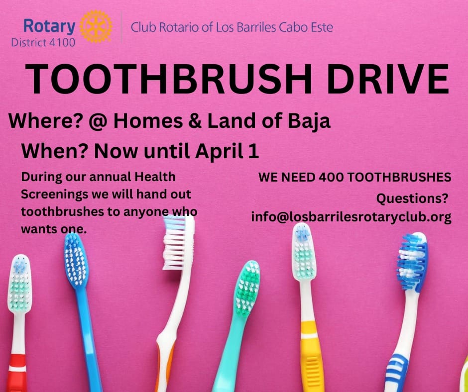 Toothbrush Drive is Doing Great! - Gringo Gazette