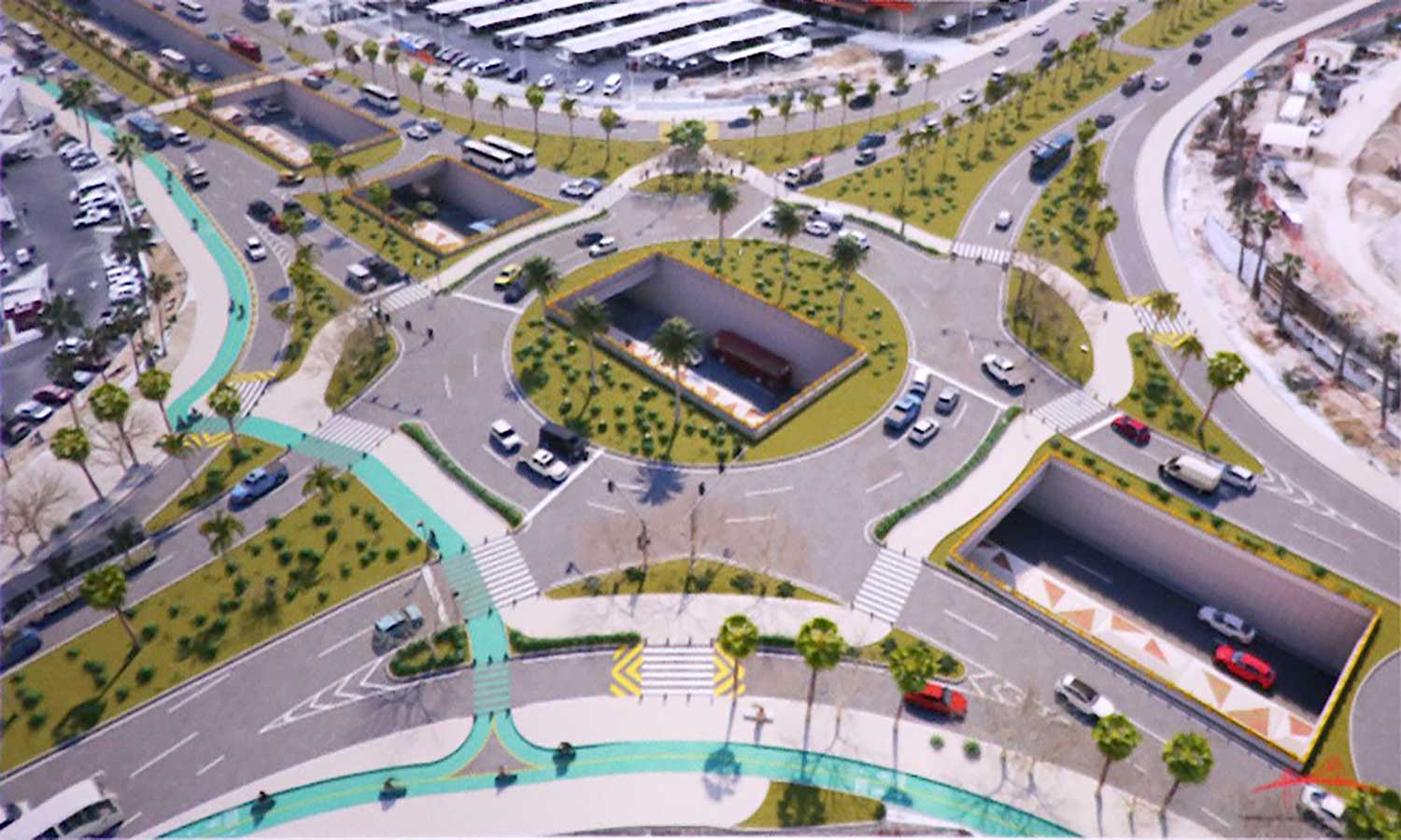 Traffic Out of Control at Fonatur Roundabout in San José del Cabo ...